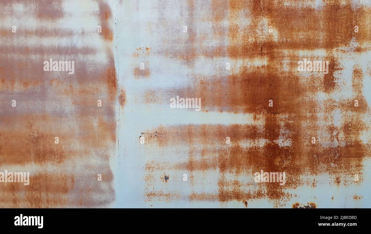 Rusty metal wall,old sheet of iron covered with rust background Stock ...