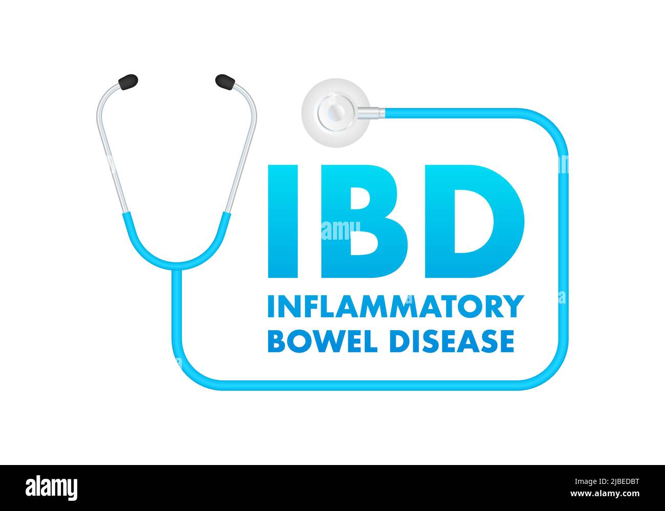 PINFLAMMATORY BOWEL DISEASE. Abstract with blue inflammatory bowel ...