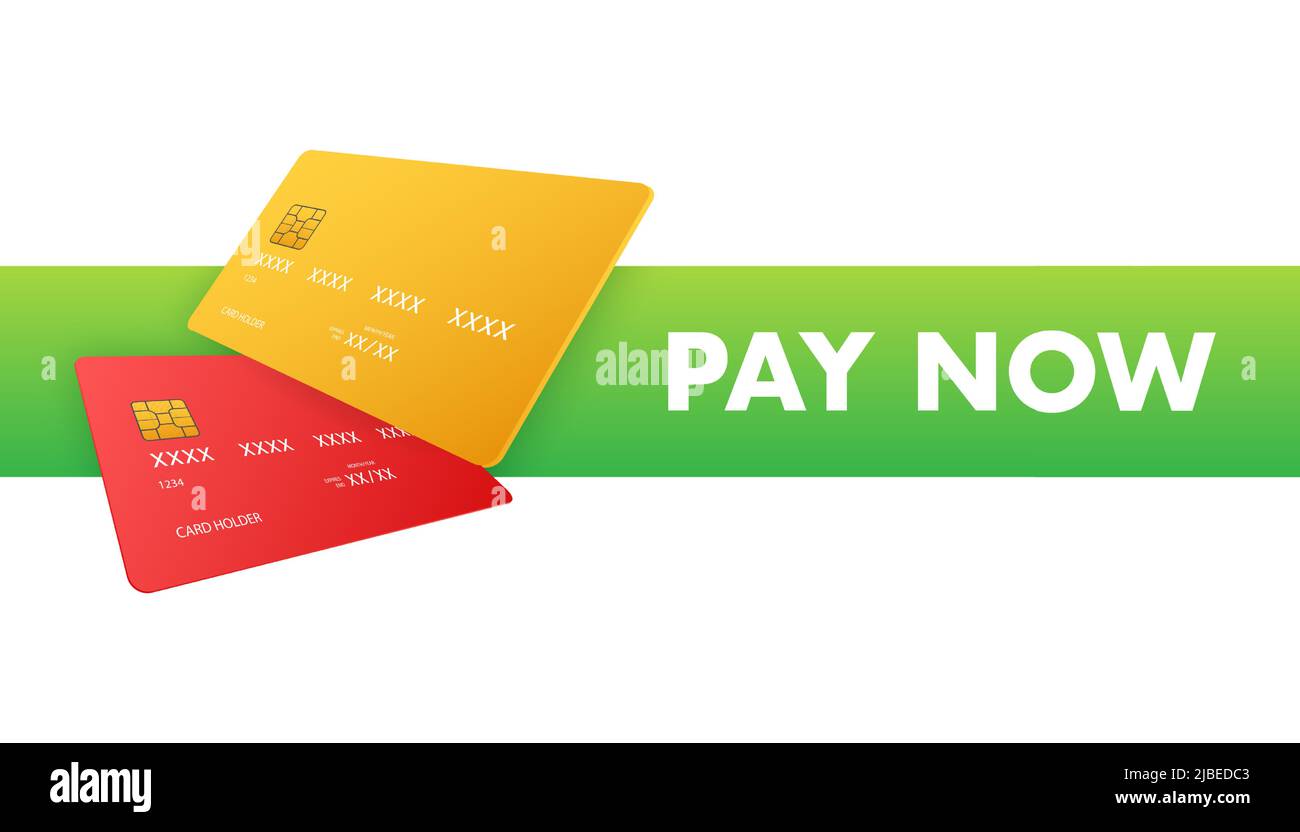 Pay now on white background. Online shop. Shop now. Vector logo Stock ...