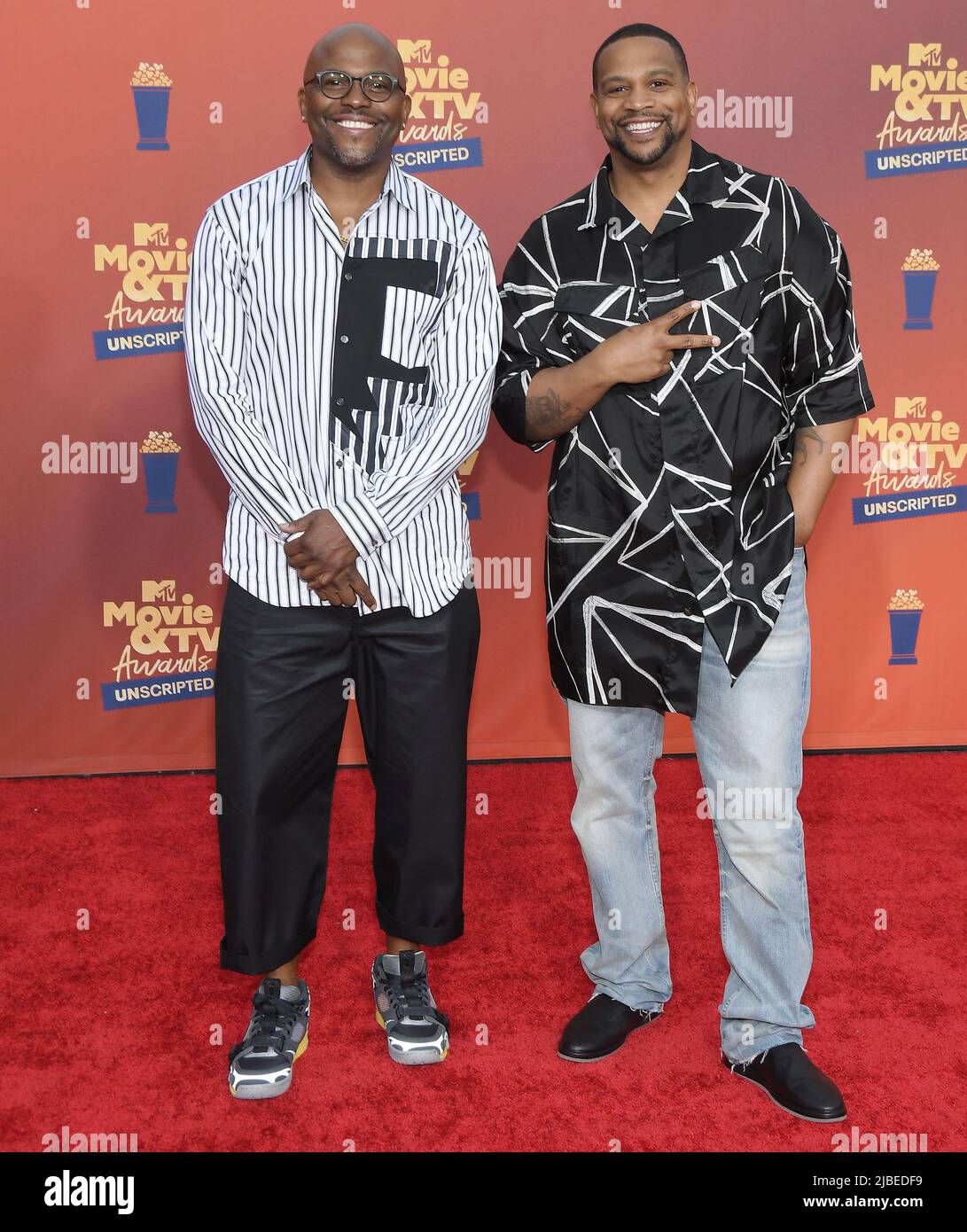 Los Angeles, USA. 02nd June, 2022. (L-R) Coodie and Chike arrives at ...