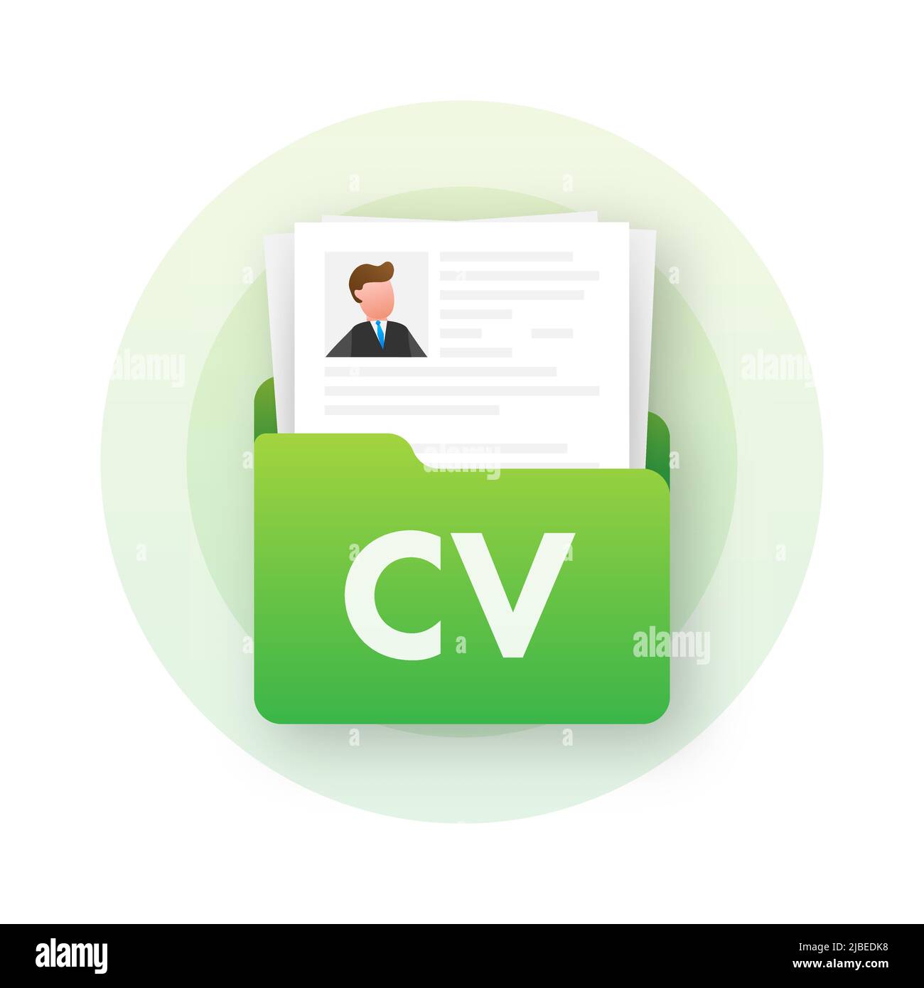 Write cv Stock Vector Images - Alamy