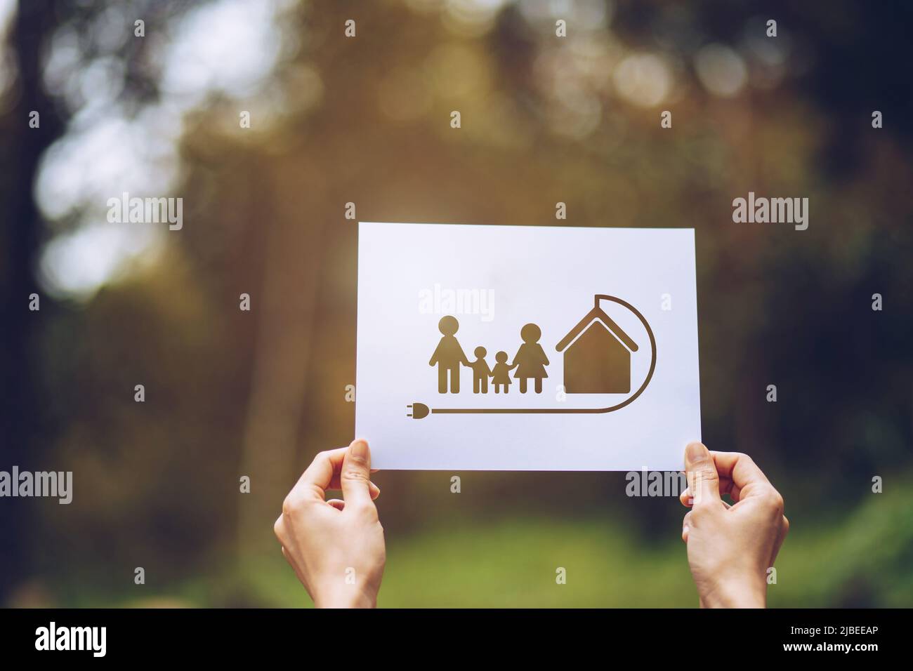 save world ecology concept environmental conservation with hands ...