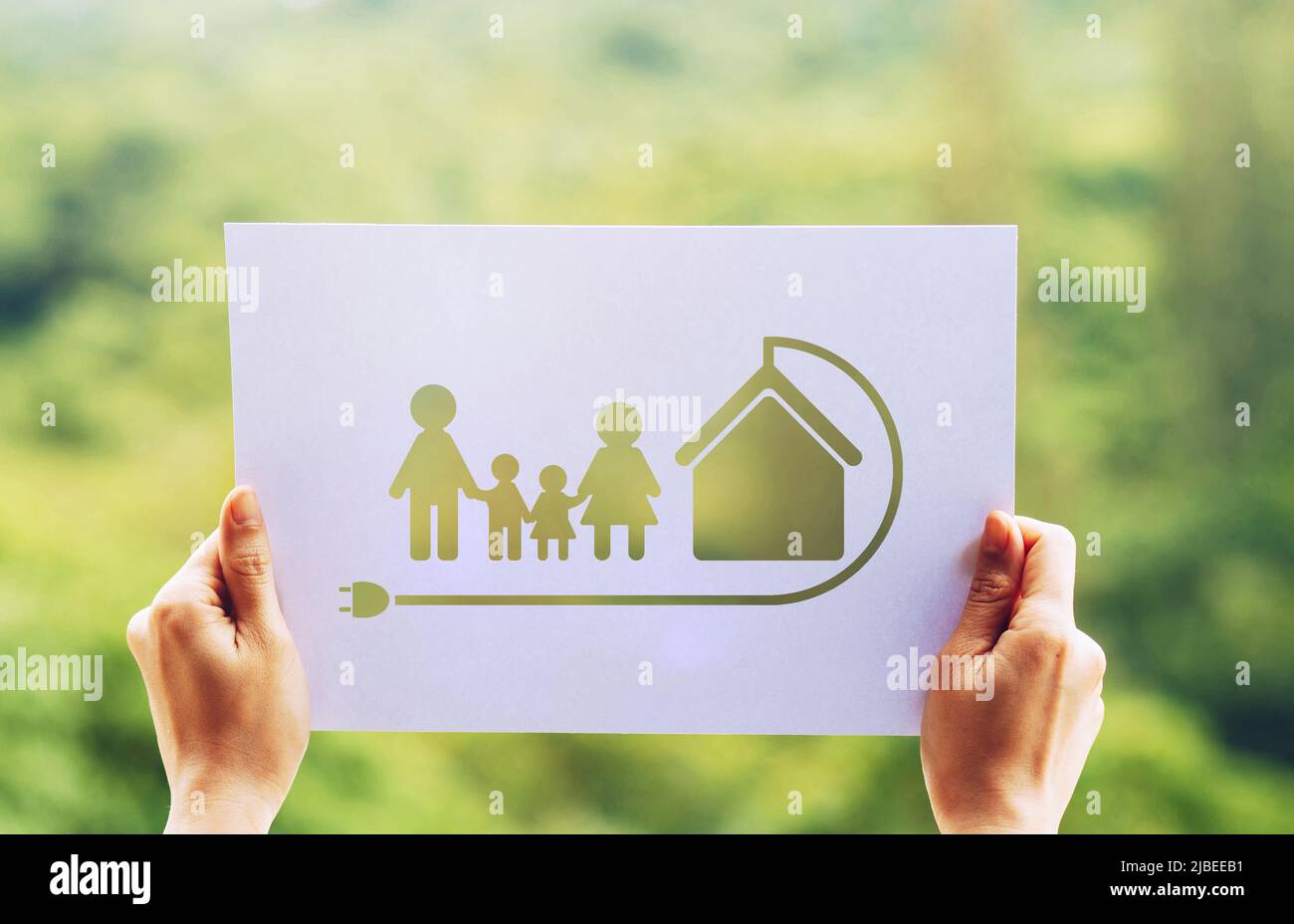 save world ecology concept environmental conservation with hands ...