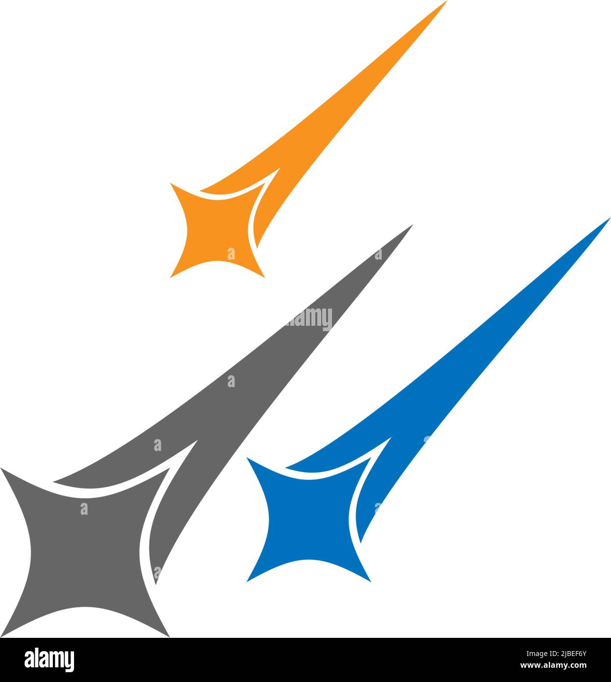 Meteor icon logo design illustration template vector Stock Vector Image ...