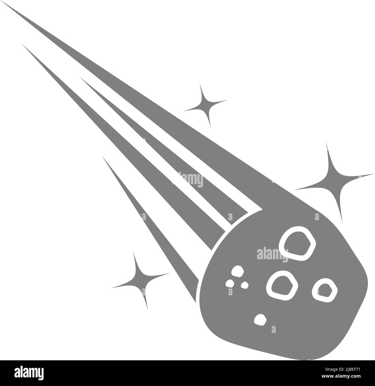 Meteor icon logo design illustration template vector Stock Vector Image ...