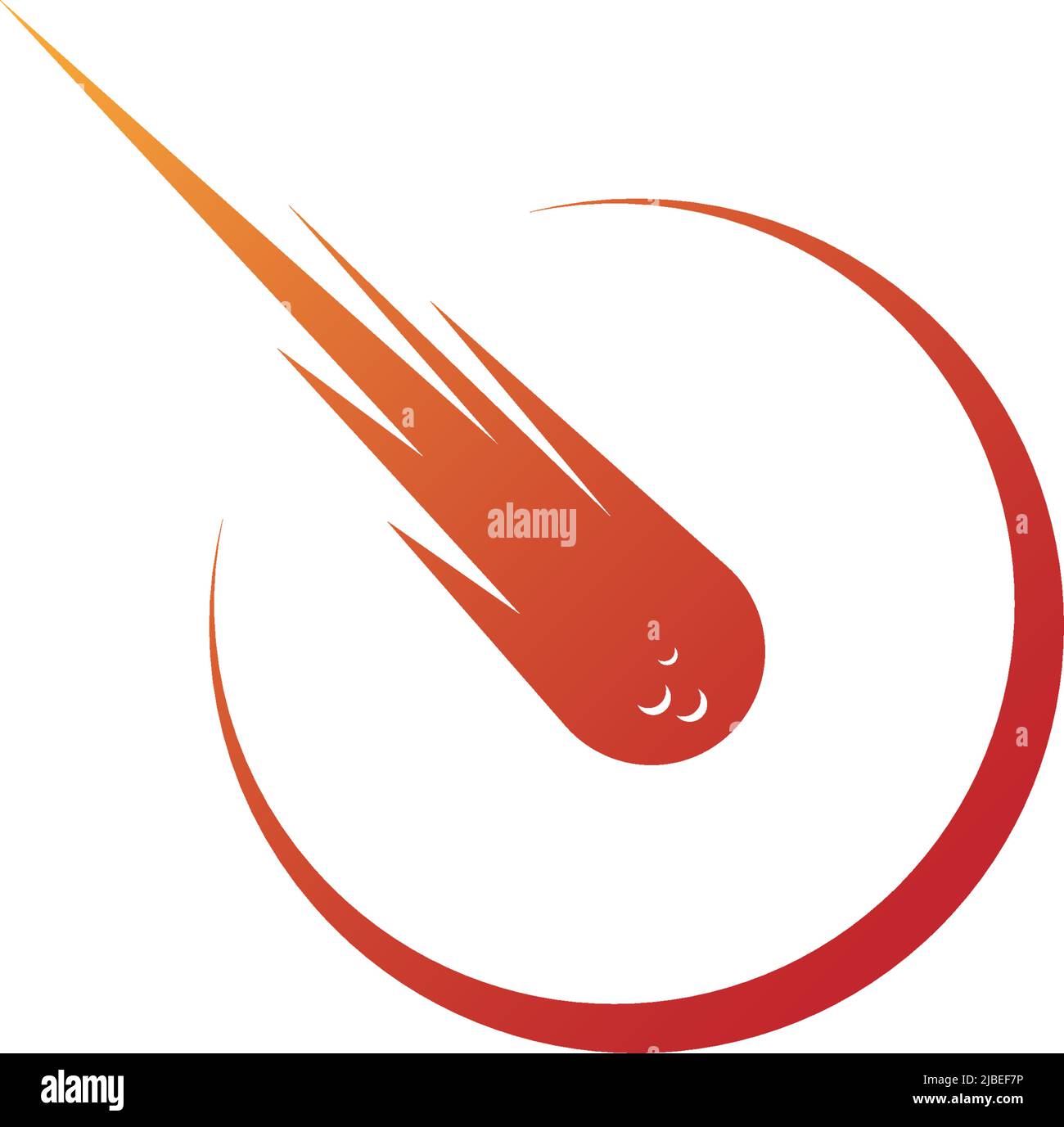 Meteor icon logo design illustration template vector Stock Vector Image ...