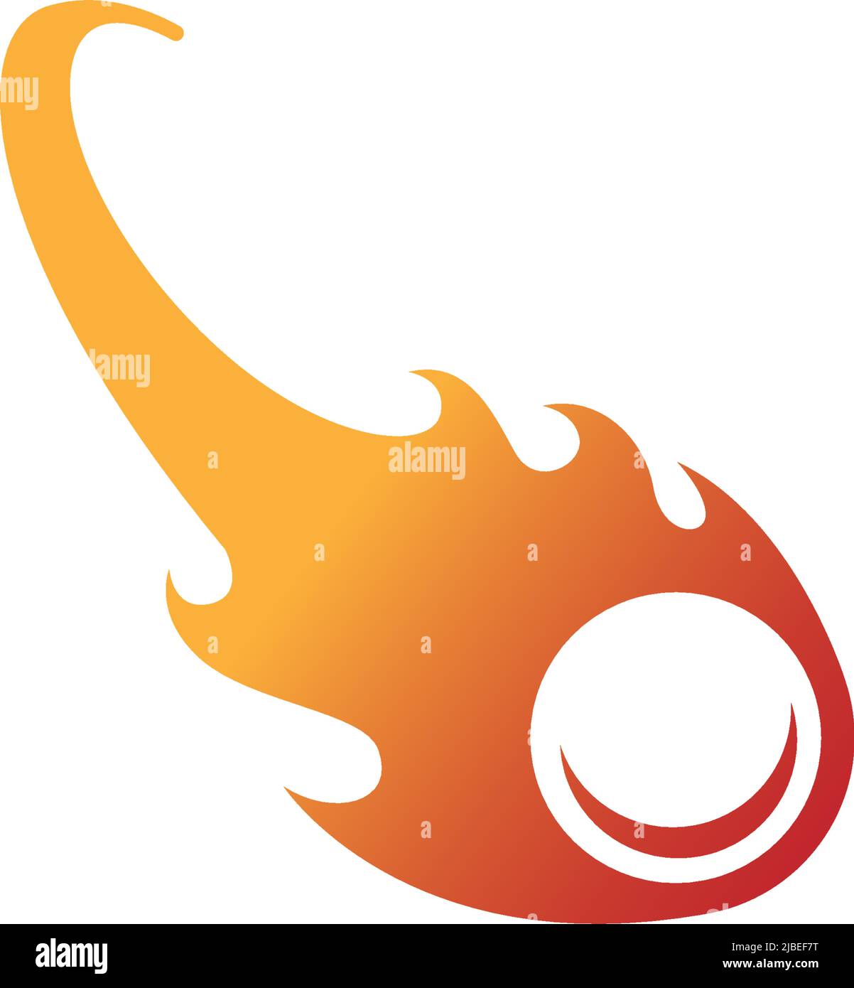 Meteor icon logo design illustration template vector Stock Vector Image ...