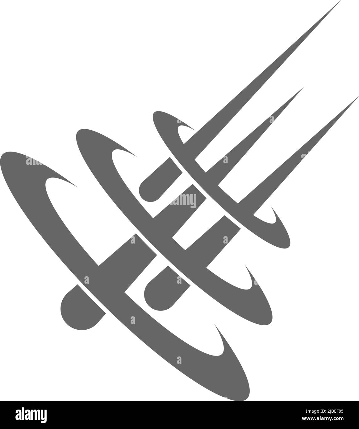 Meteor icon logo design illustration template vector Stock Vector Image ...