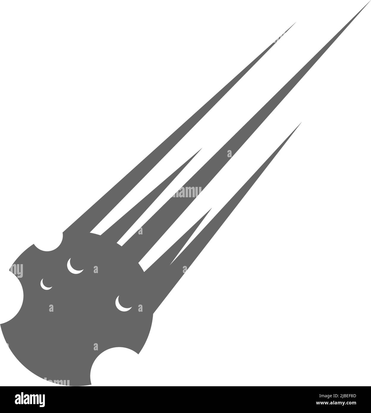 Meteor icon logo design illustration template vector Stock Vector Image ...