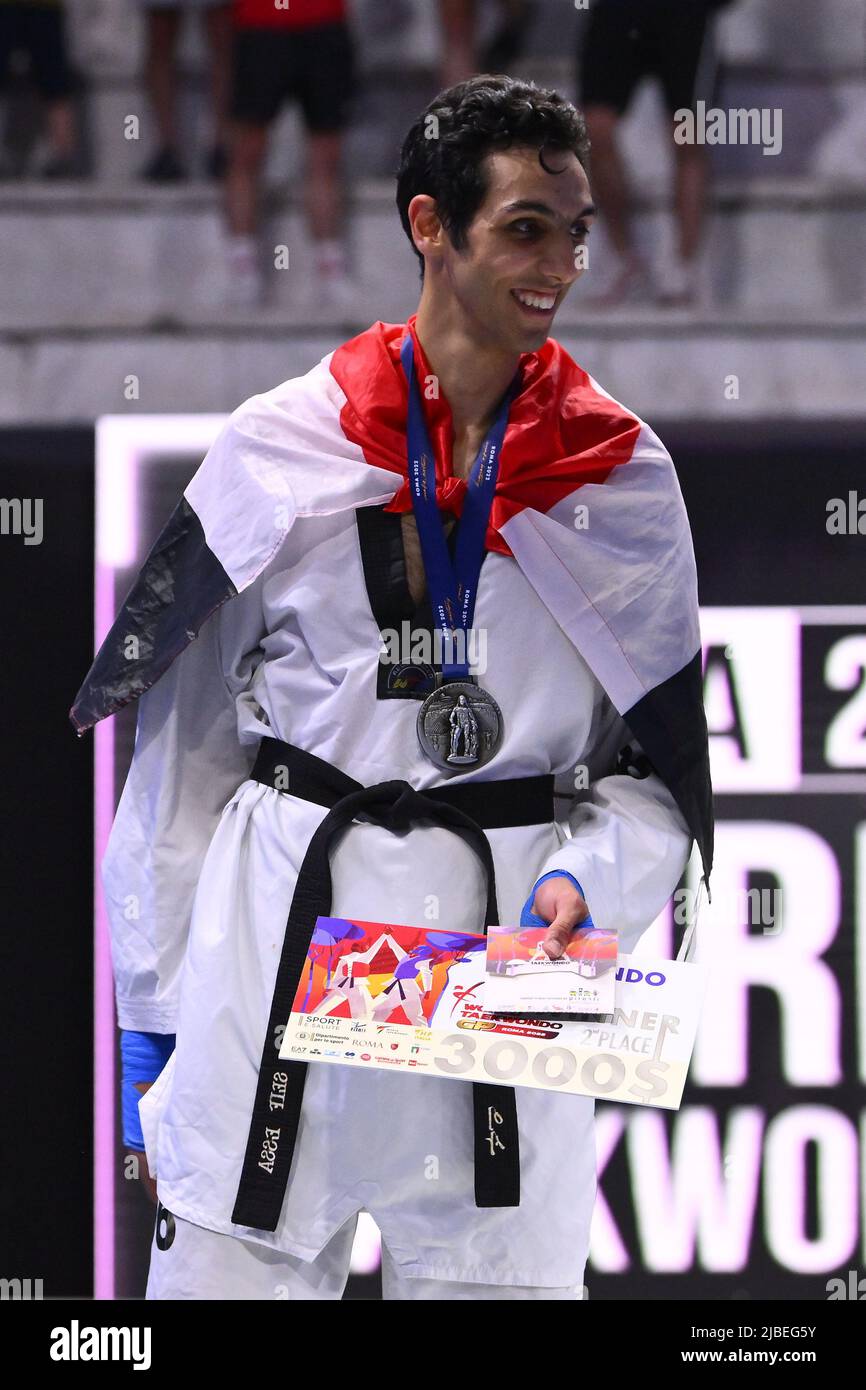 Rome, Italy. 05th June, 2022. Seif EISSA (EGY) during the award ...