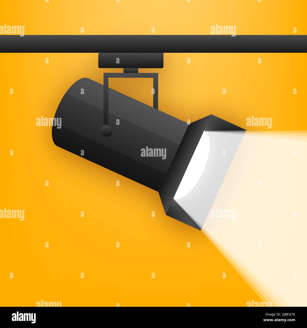 Abstract mockup with blue projecton white background for banner design ...