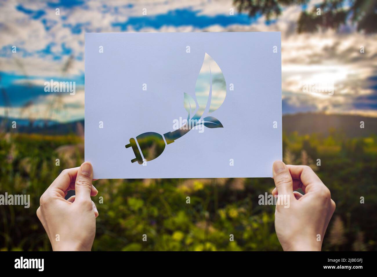 save world ecology concept environmental conservation with hands ...