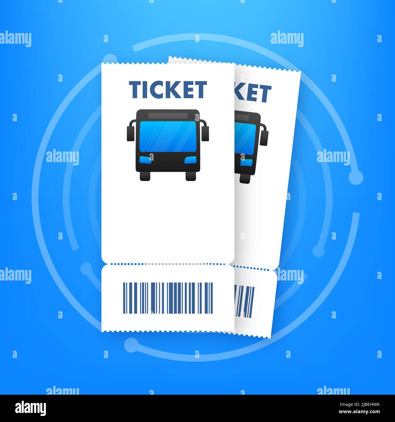 Ticket bus, great design for any purposes. Transport vector. Business ...
