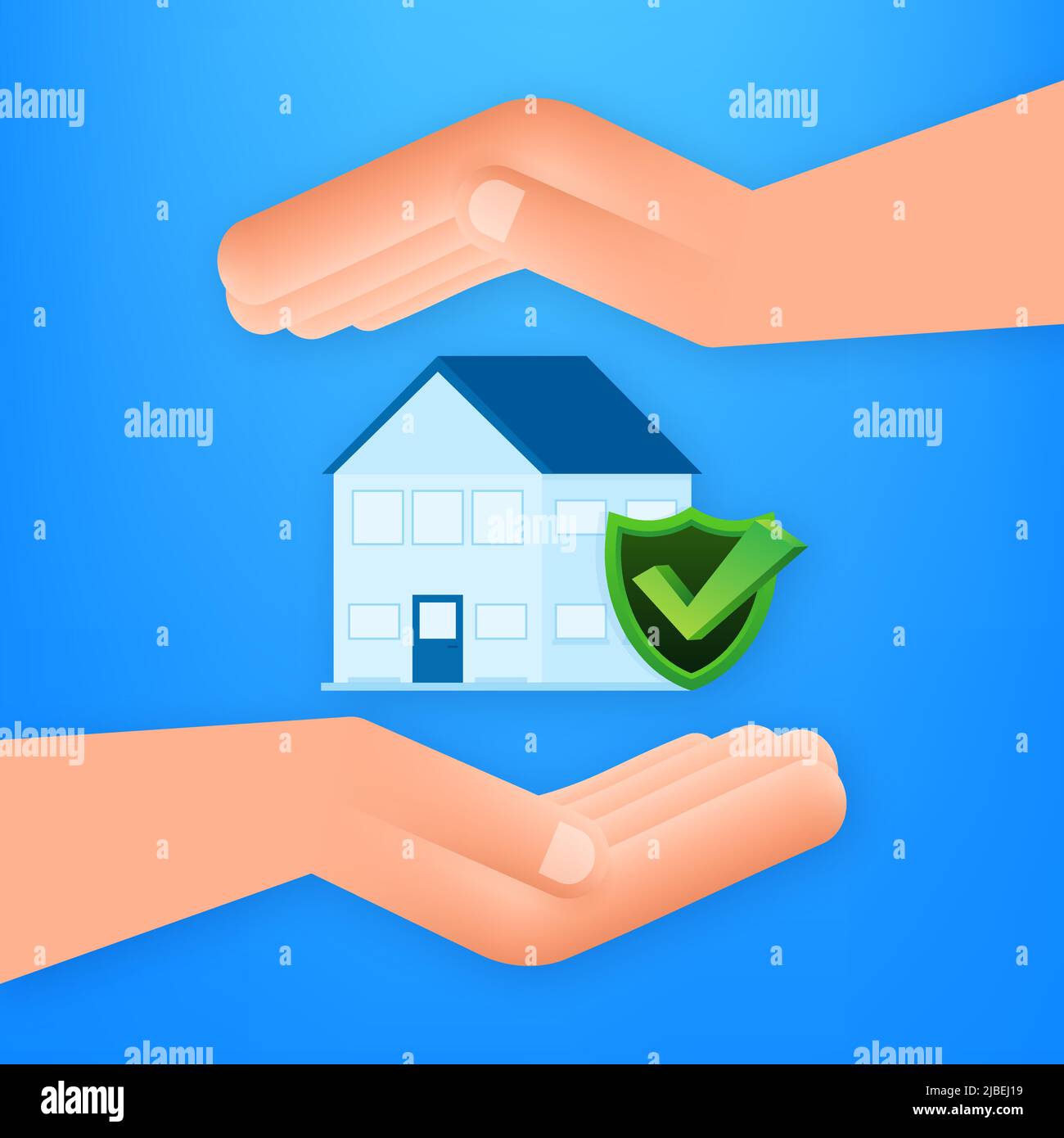 House checkmark in abstract style on white background. Check mark icon ...