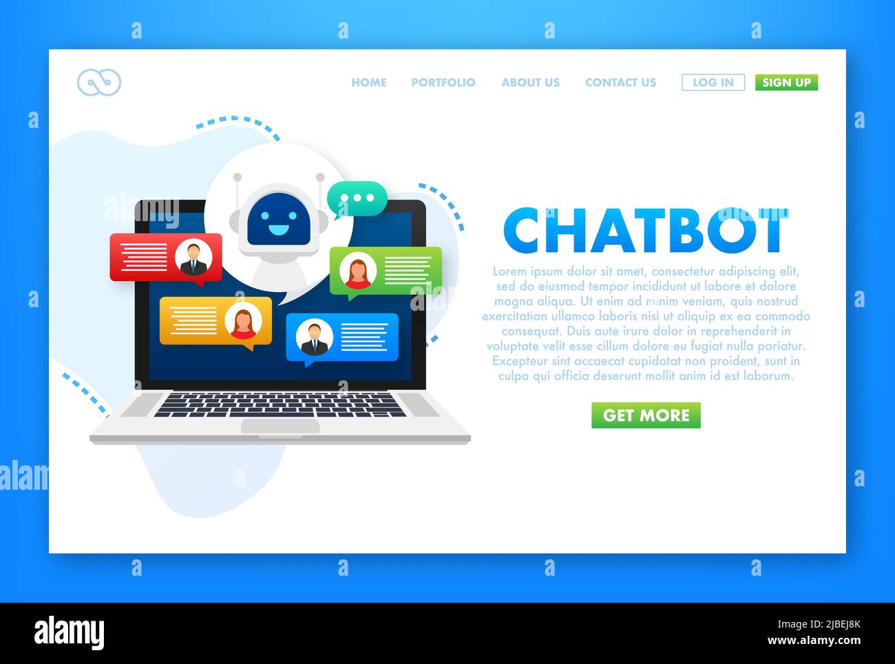 Vector flat modern style cartoon character illustration icon design ...