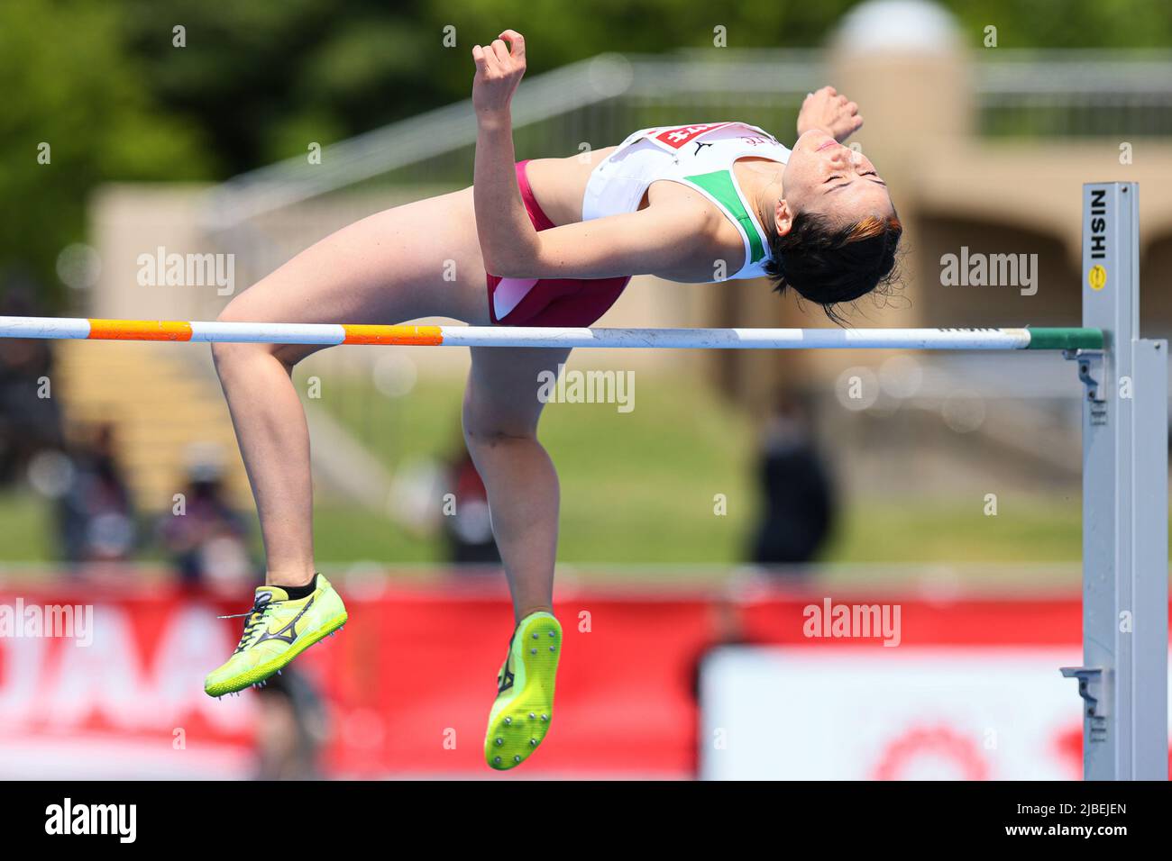 Akita Athletics Stadium, Akita, Japan. 4th June, 2022. Meg Hemphill ...