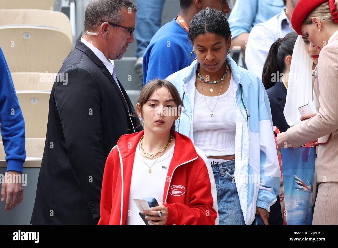 Paris, France, June 05, 2022, Garance Marillier in the stands during ...