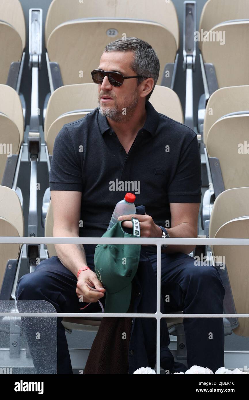 Paris, France, June 05, 2022, Guillaume Canet in the stands during ...