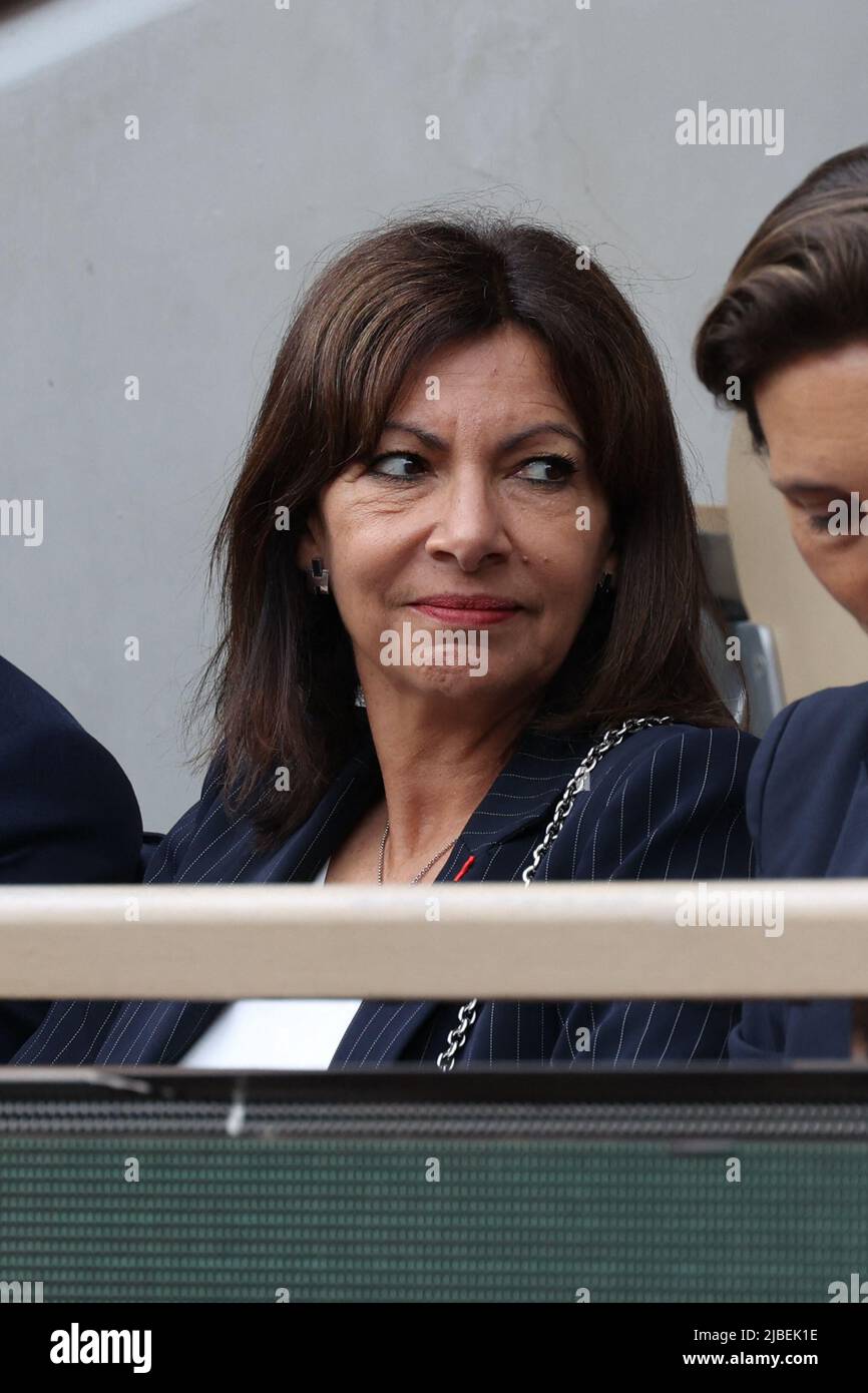 Paris, France, June 05, 2022, Anne Hidalgo in the stands during French ...