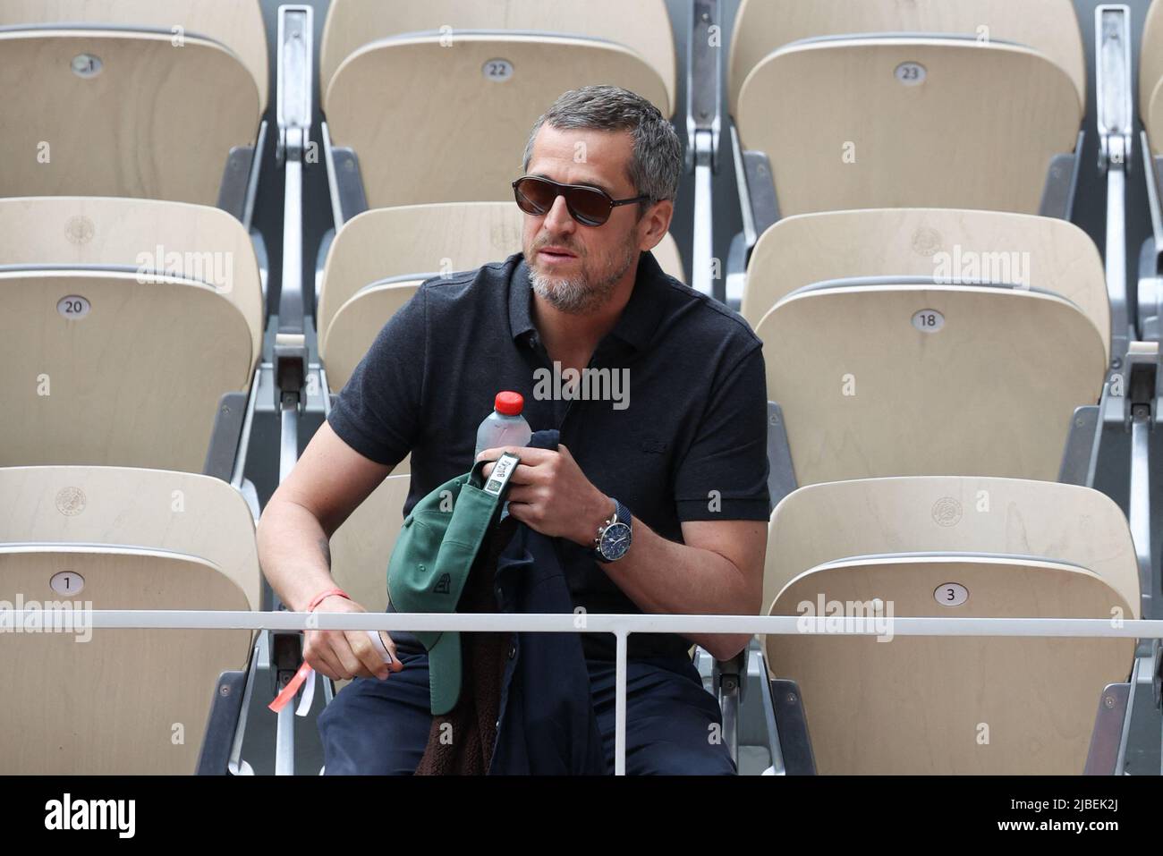 Paris, France, June 05, 2022, Guillaume Canet in the stands during ...