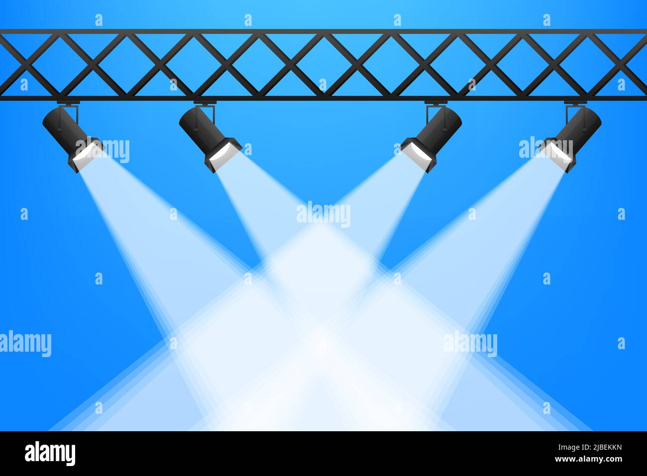 Abstract mockup with blue projecton white background for banner design ...