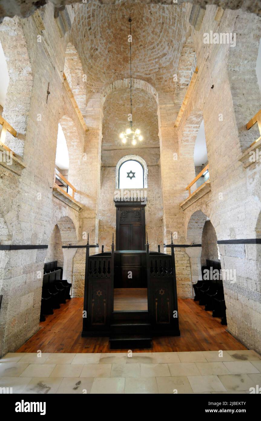 Jewish museum located in the old Sephardi synagogue in Sarajevo, Bosnia ...