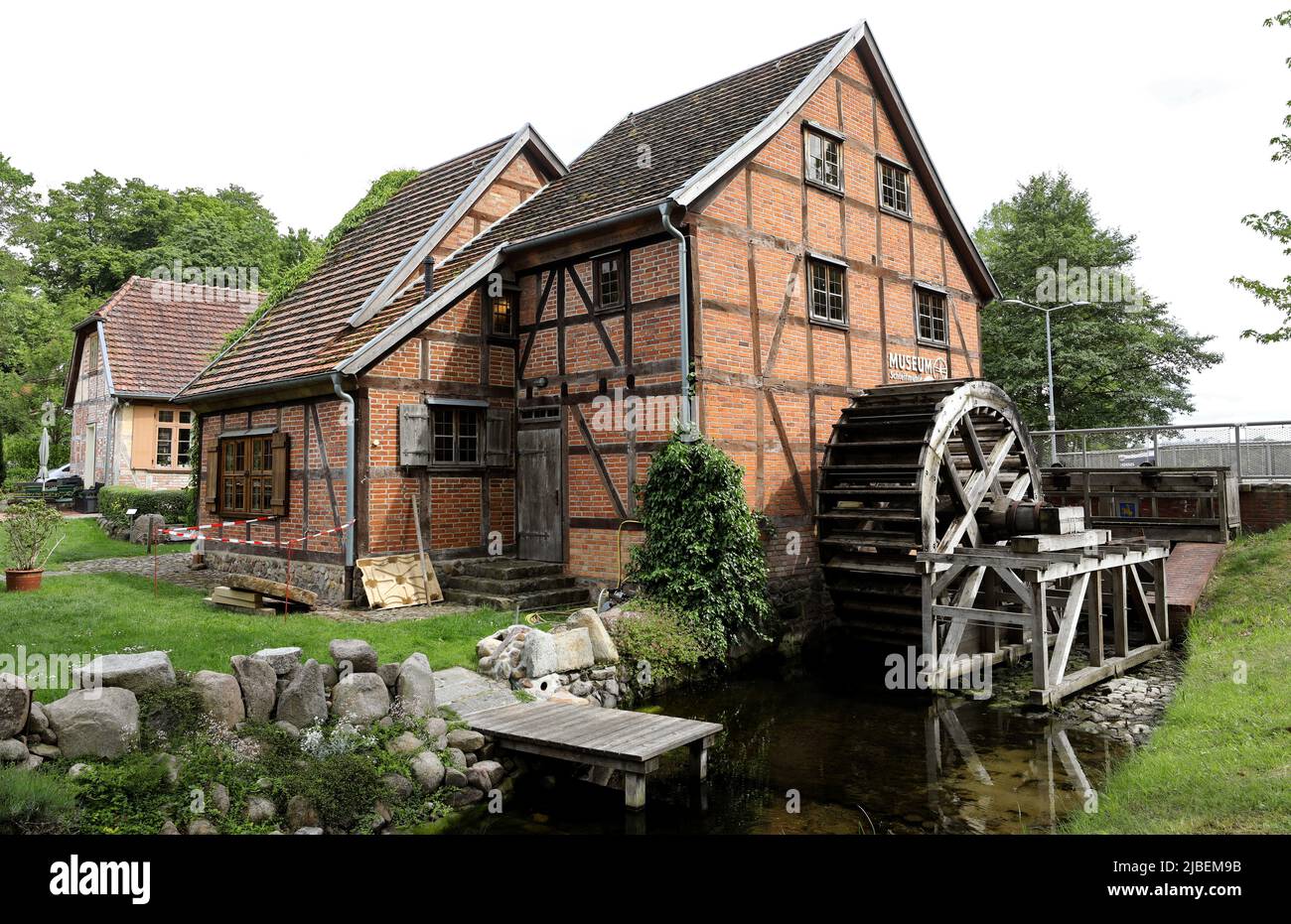 Schwerin, Germany. 31st May, 2022. View of the grinding mill. The ...