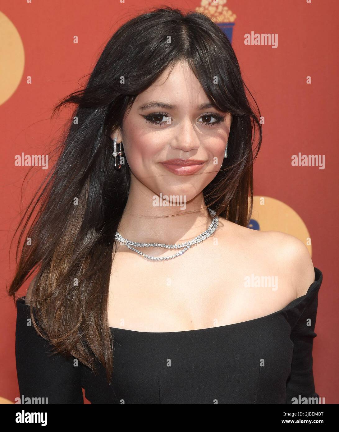 Los Angeles, USA. 05th June, 2022. Jenna Ortega arrives at the 2022 MTV Movie & TV Awards held ...