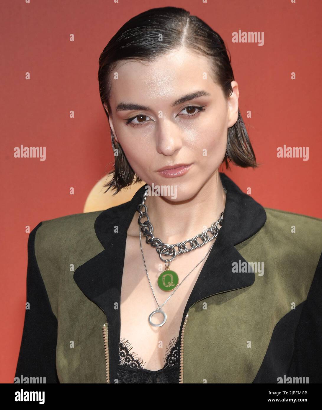 Santa Monica, CA , June 5, 2022. Quinn Shephard arrives at the 2022 MTV ...