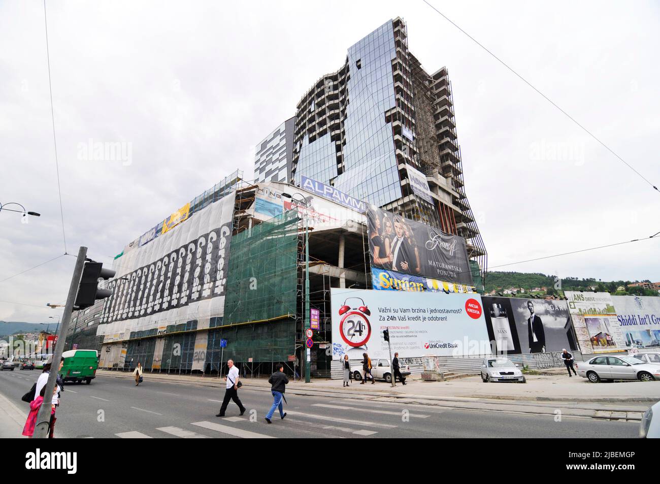 The SCC - Sarajevo City Center shopping mall under construction ...