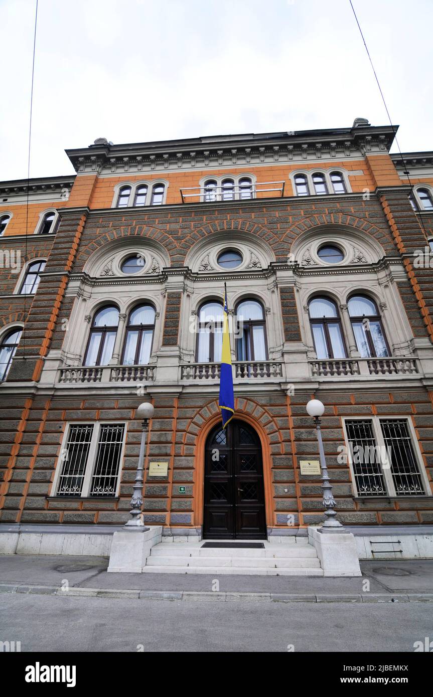 Building of the Presidency of Bosnia and Herzegovina in Sarajevo ...