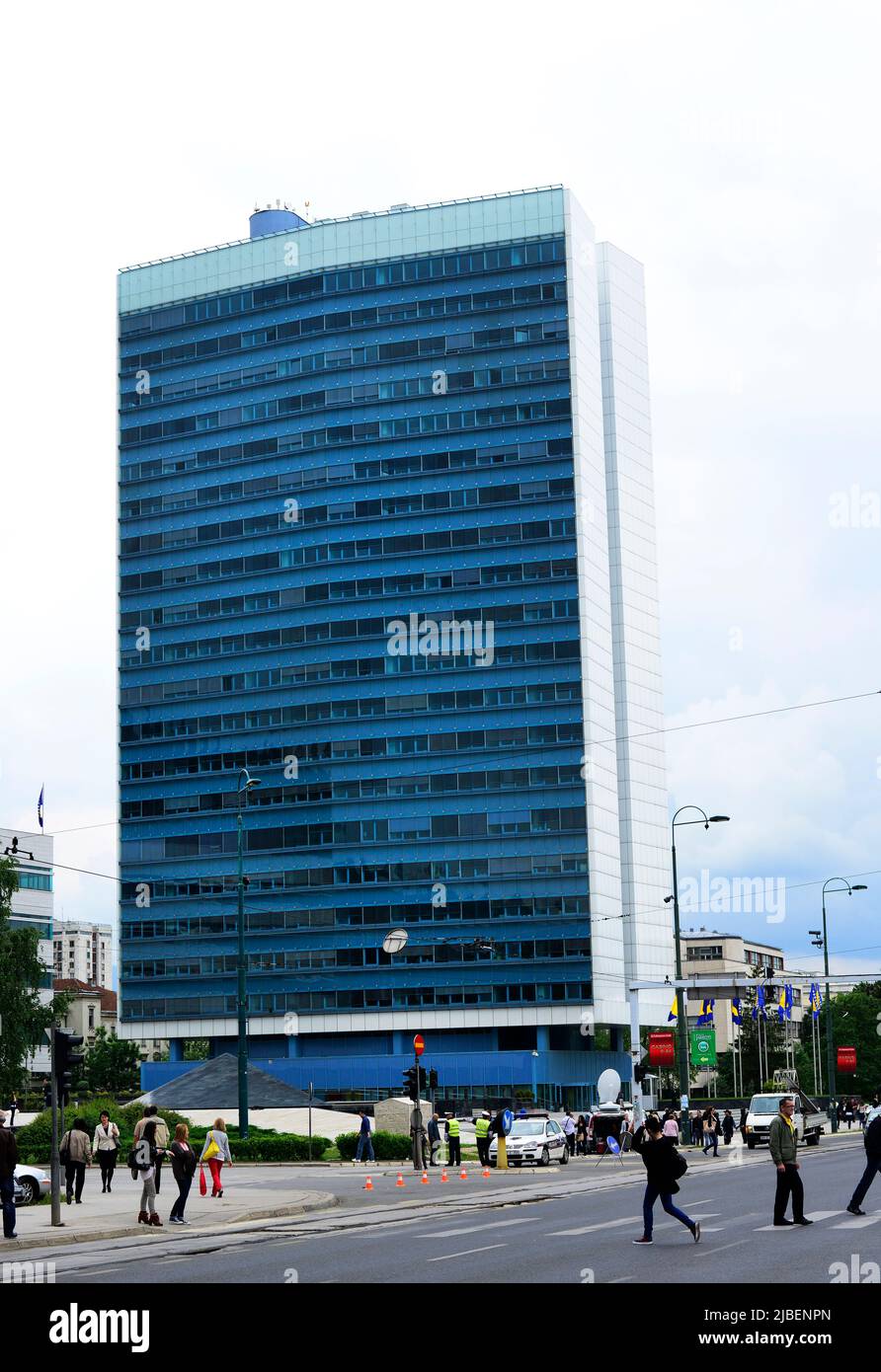 The BiH Parliament Building in Sarajevo, Bosnia and Herzegovina Stock ...
