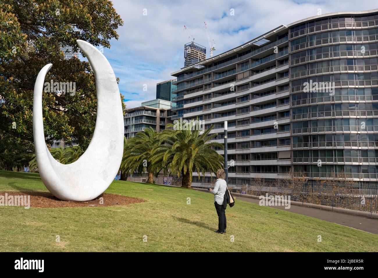 June 2022 Sydney, Aust: A new sculpture has been unveiled on the ...