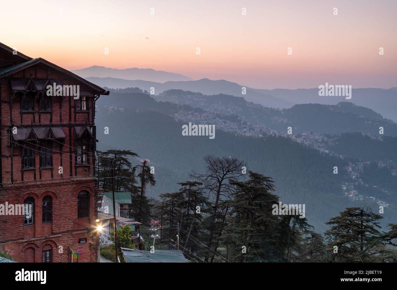 Beautiful Shimla Valley at Dawn, Himachal Pradesh, India. A bucket list ...