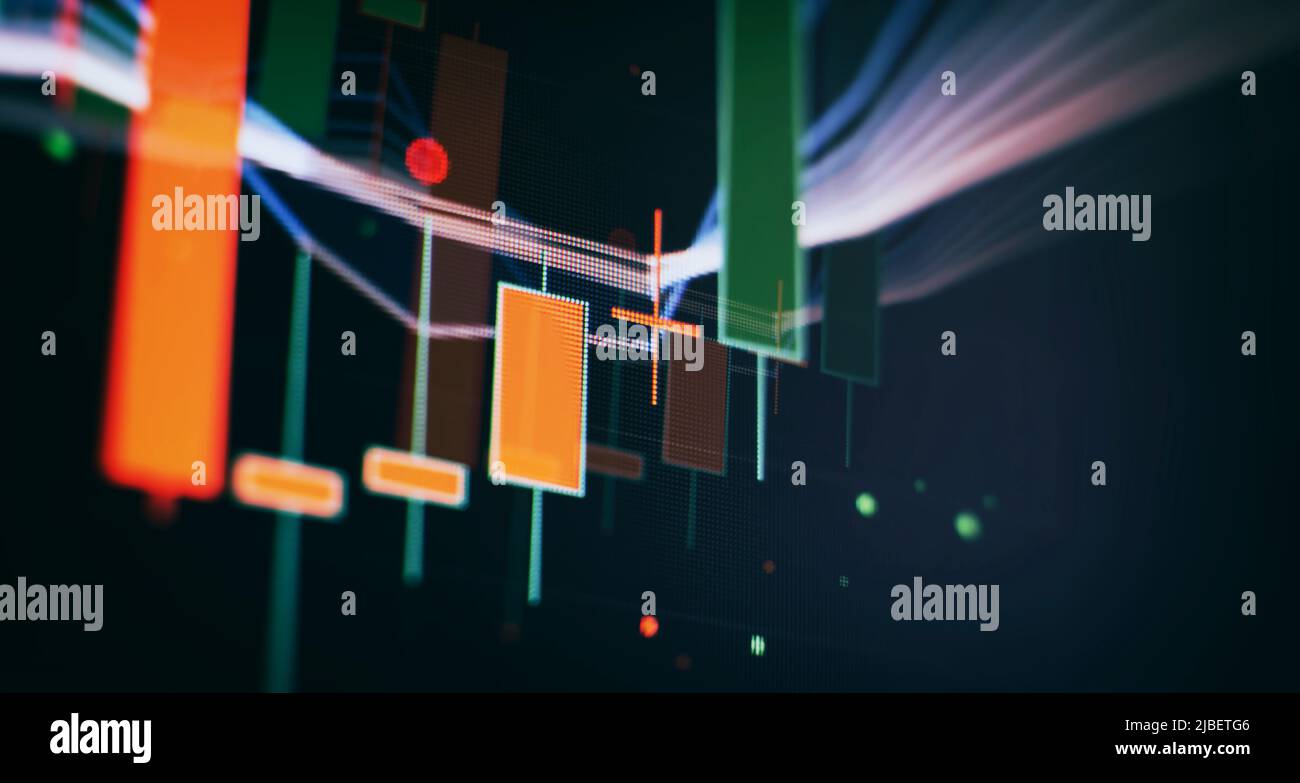 Stock market or forex trading graph and stock exchange, summary chart ...