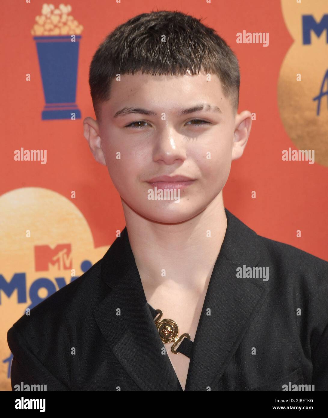 Santa Monica, CA , June 5, 2022. Javon Walton arrives at the 2022 MTV ...