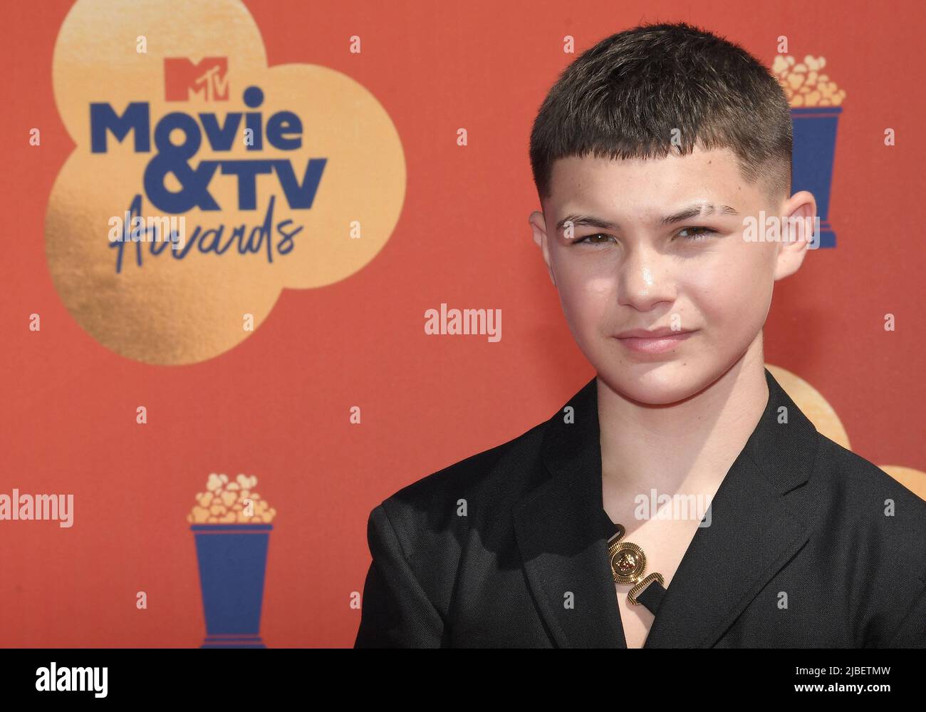 Los Angeles, USA. 05th June, 2022. Javon Walton arrives at the 2022 MTV ...