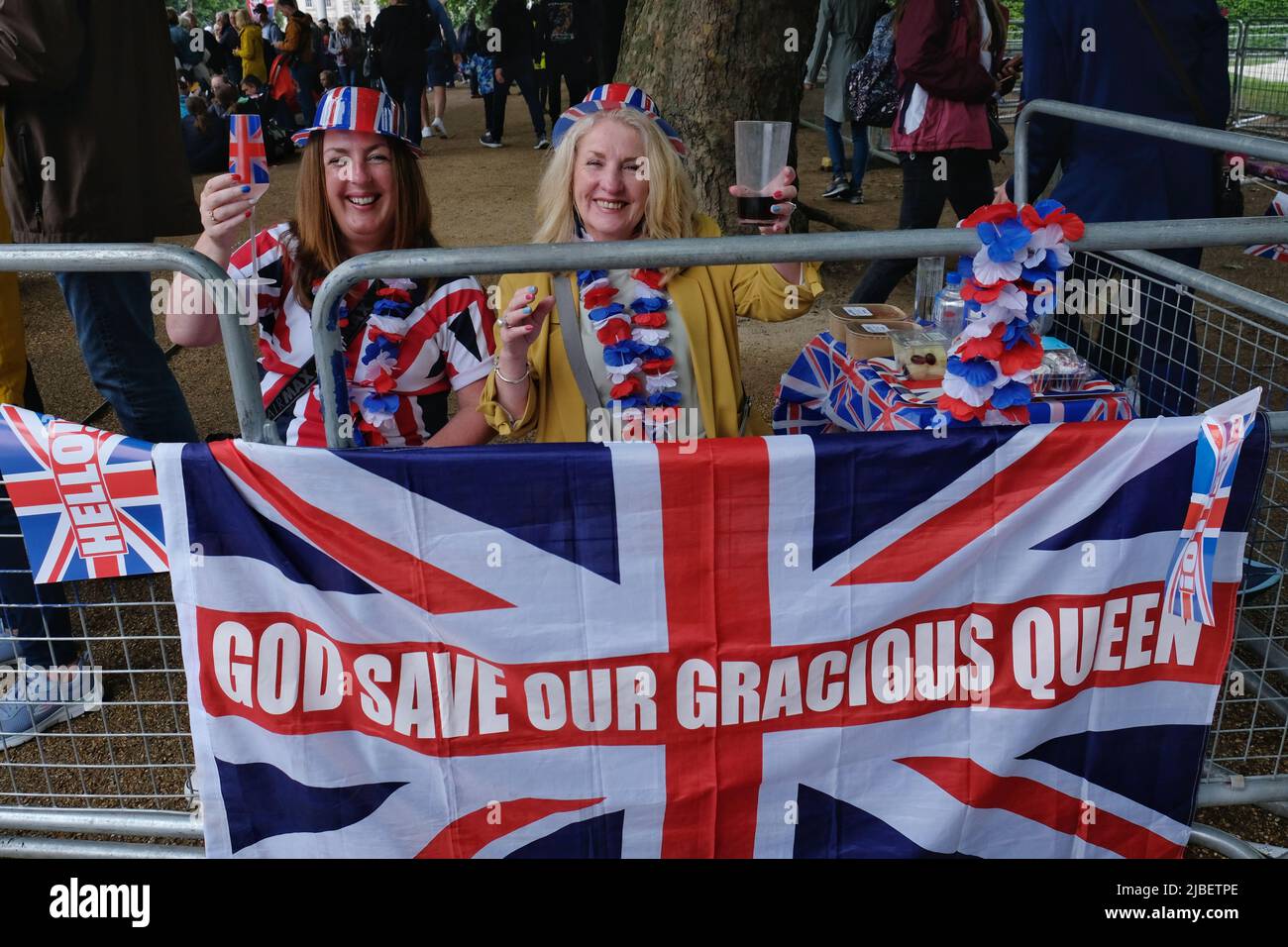 London, UK, 5th June, 2022. On the fourth and final day of the Queen's ...