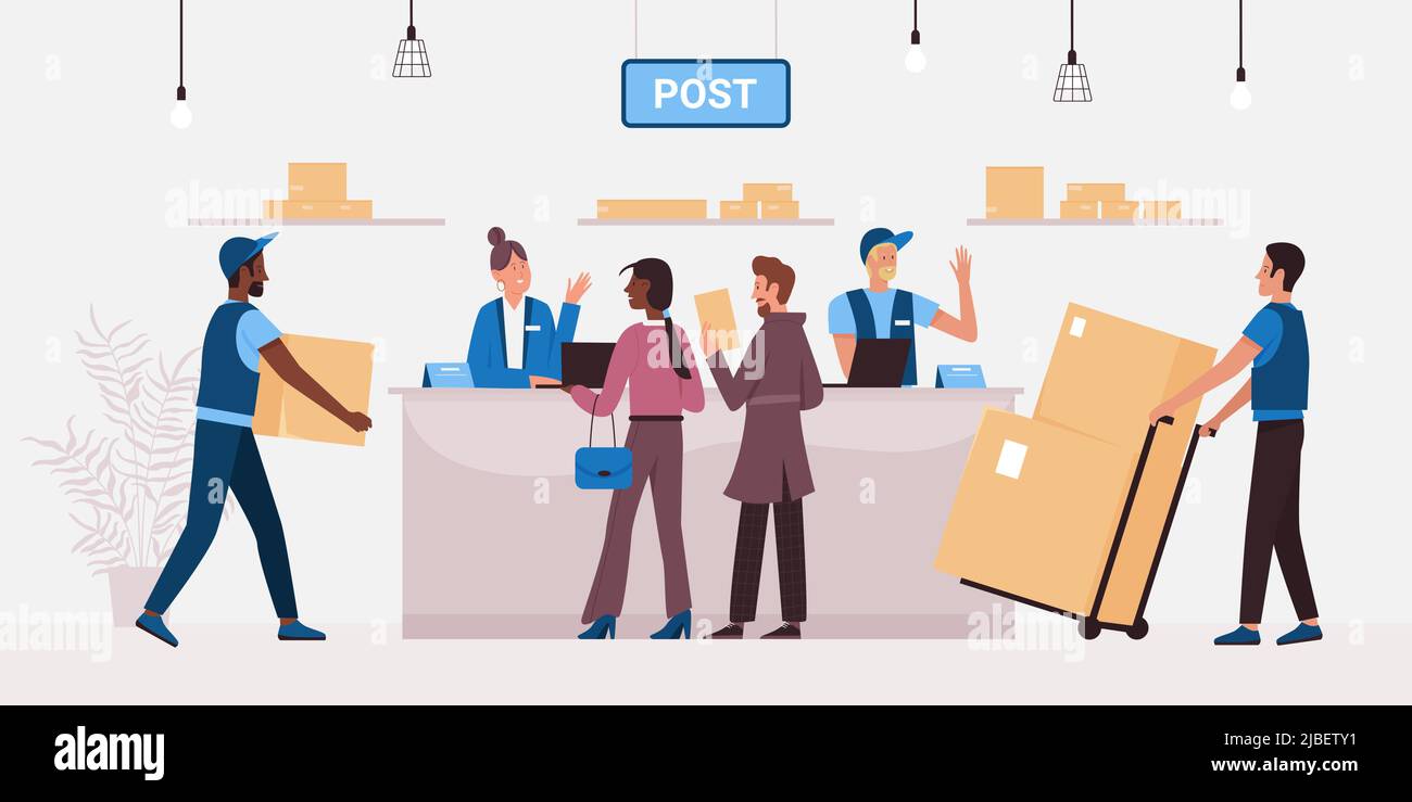 Letter from the front cartoon Stock Vector Images - Alamy