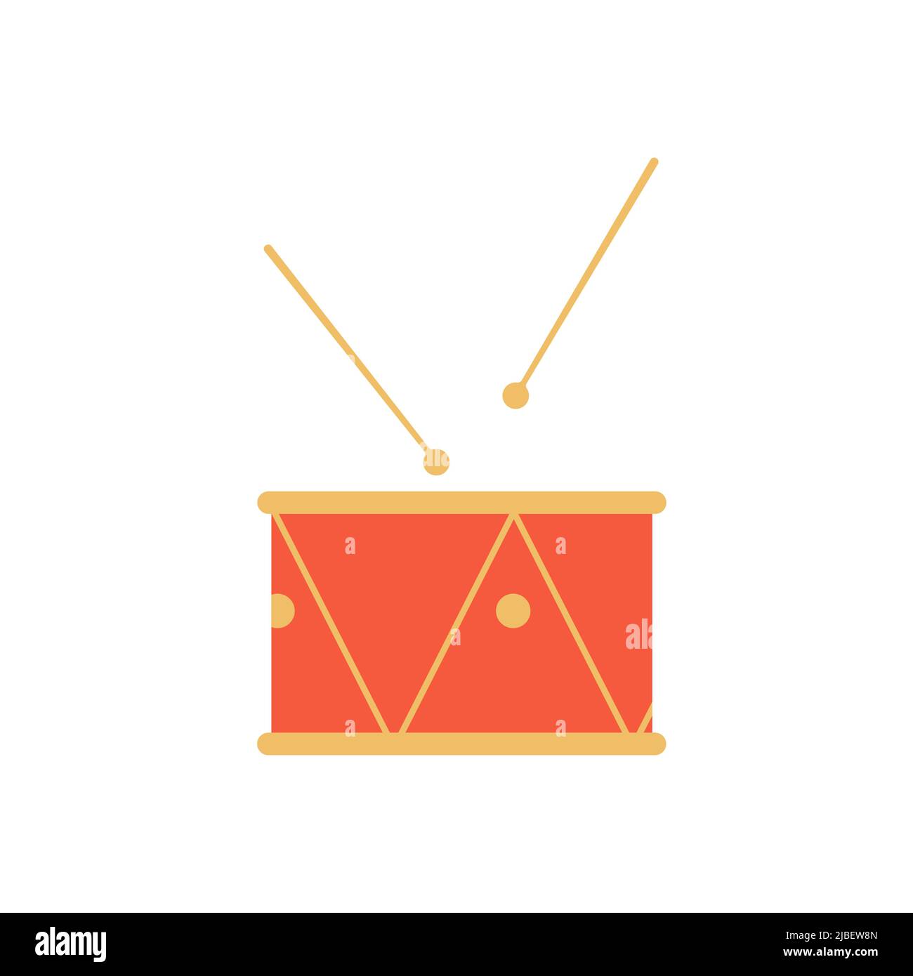 Circus musical show presentation drum. Amusement concert and ...