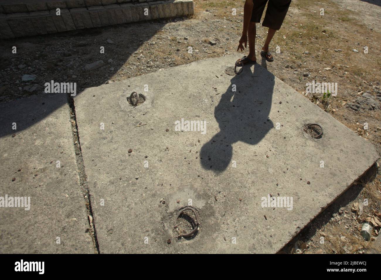 A stone tomb at traditional cemetery in traditional village of ...