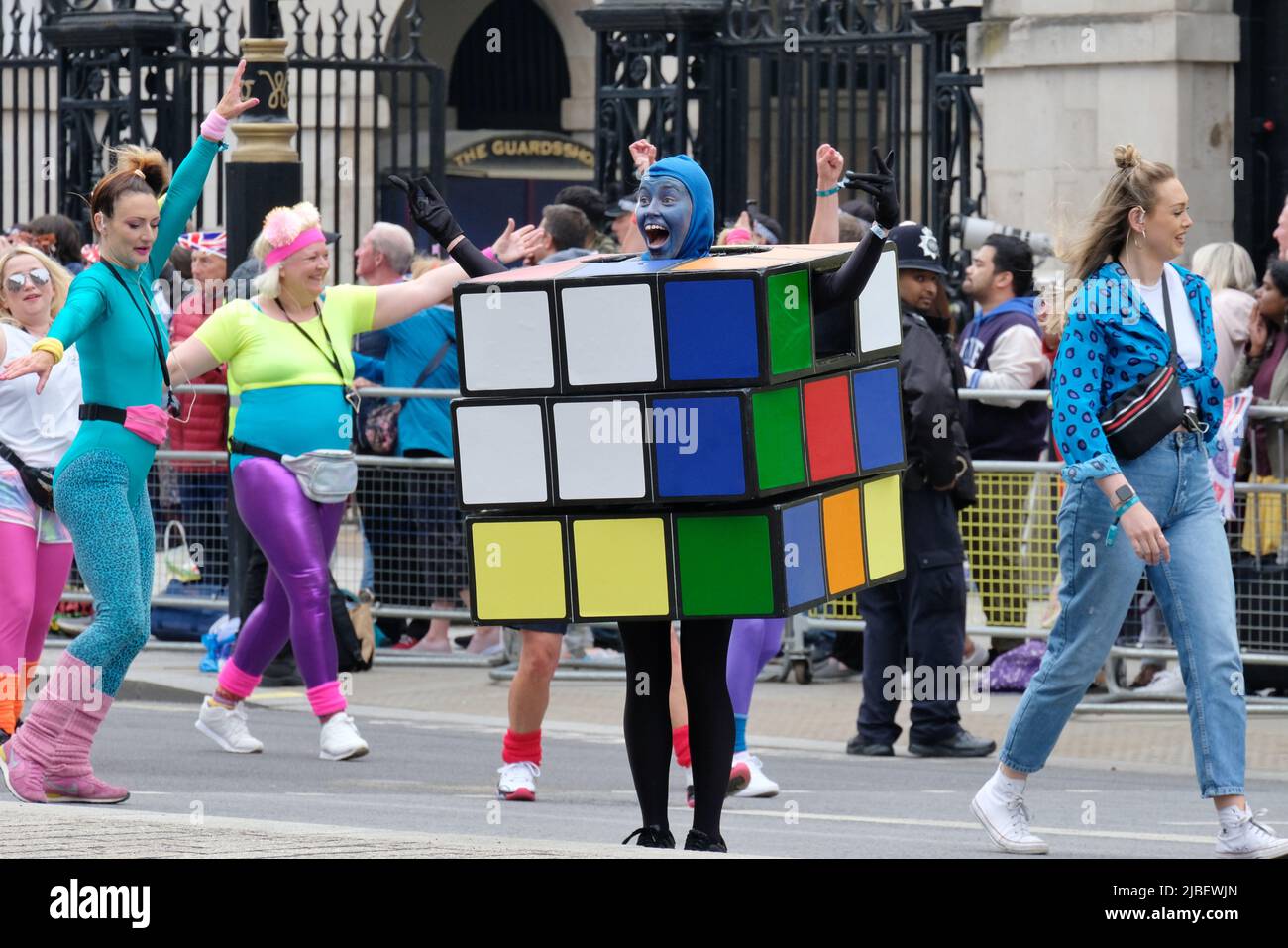 London, UK, 5th June, 2022. On the final day of the Platinum Jubilee ...