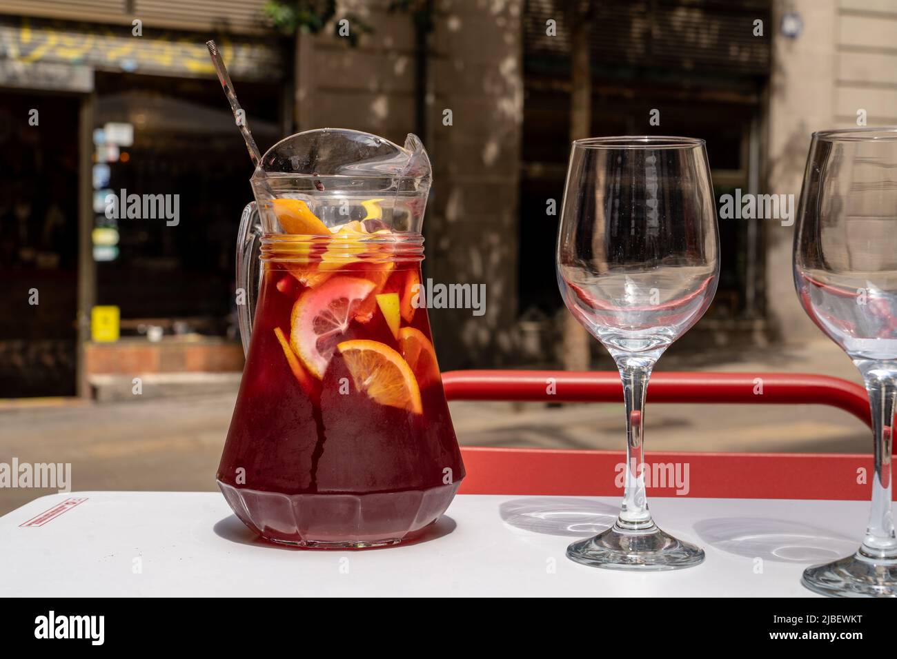 Sangria pitcher hi-res stock photography and images - Alamy