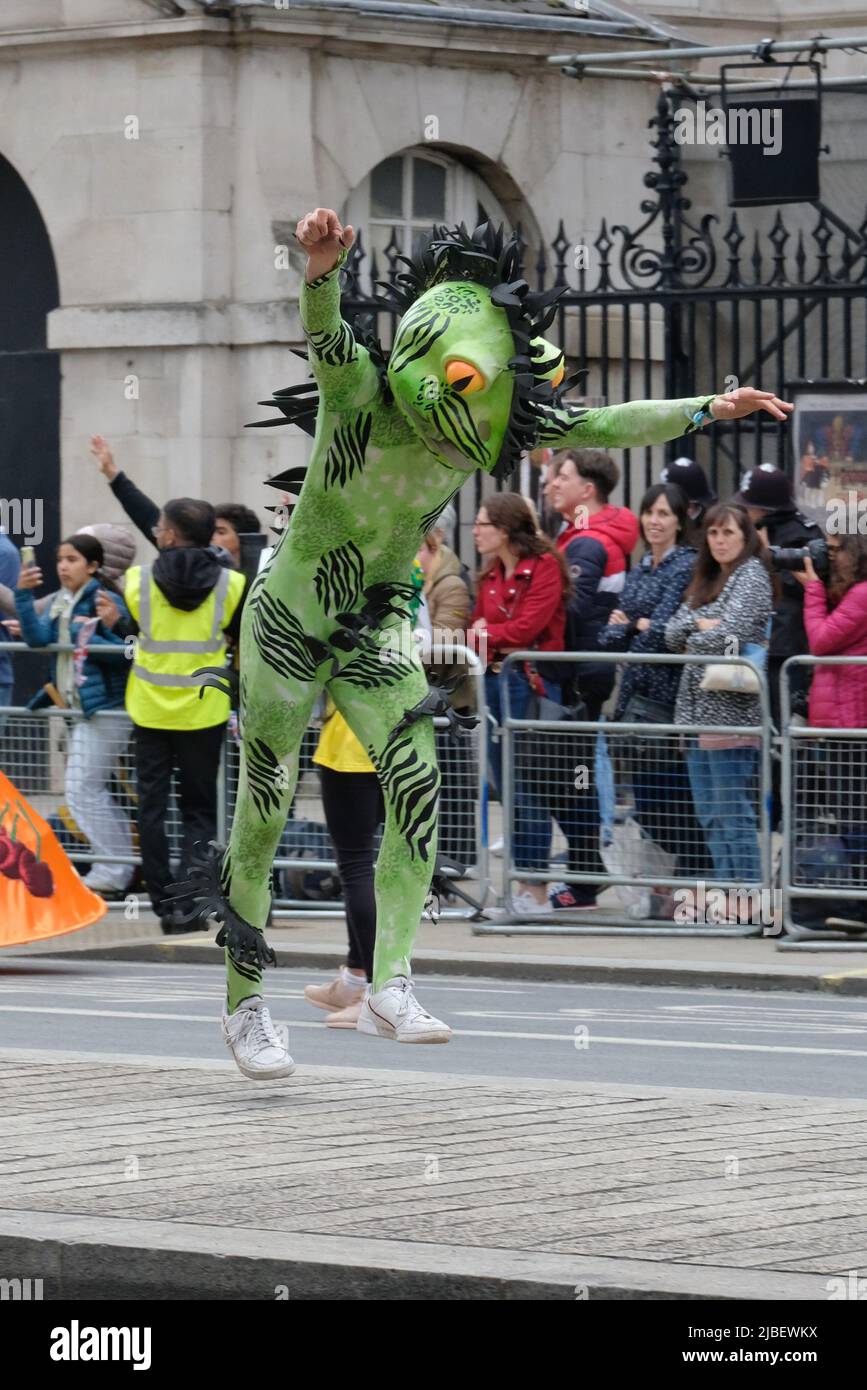 London, UK, 5th June, 2022. On the final day of the Platinum Jubilee ...