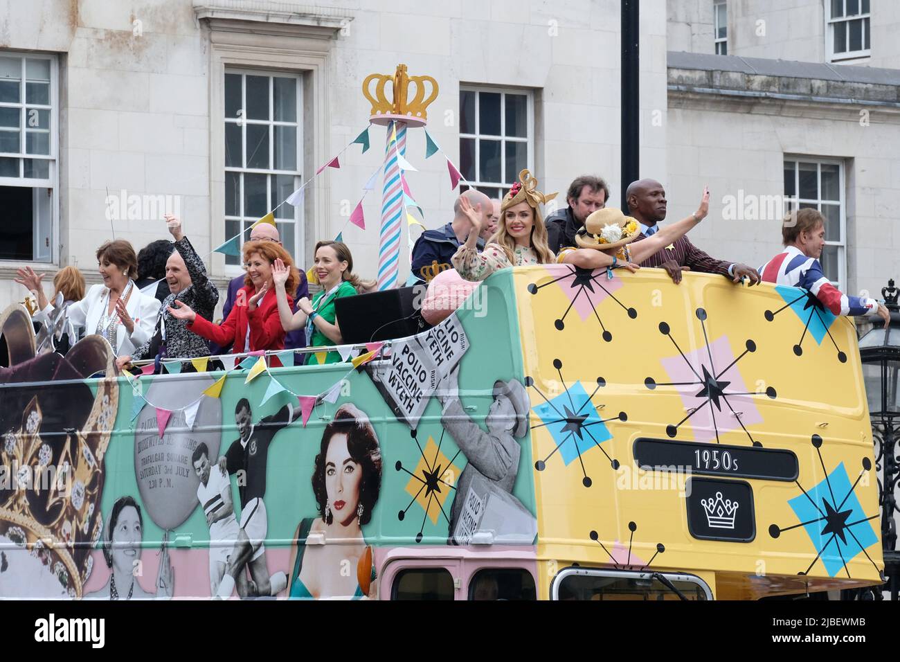 London, UK, 5th June, 2022. On the final day of the Platinum Jubilee ...