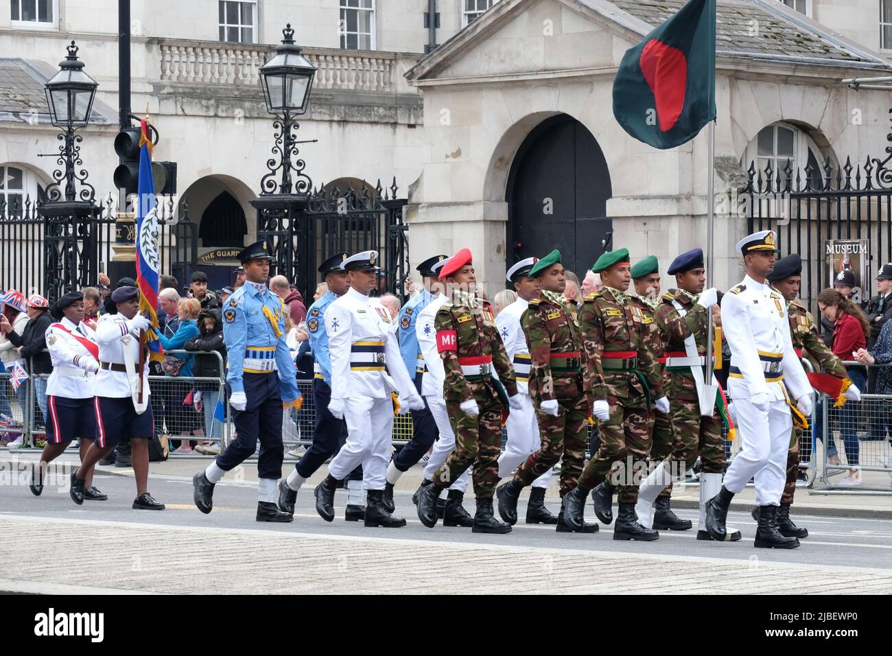 London, UK, 5th June, 2022. On the final day of the Platinum Jubilee ...
