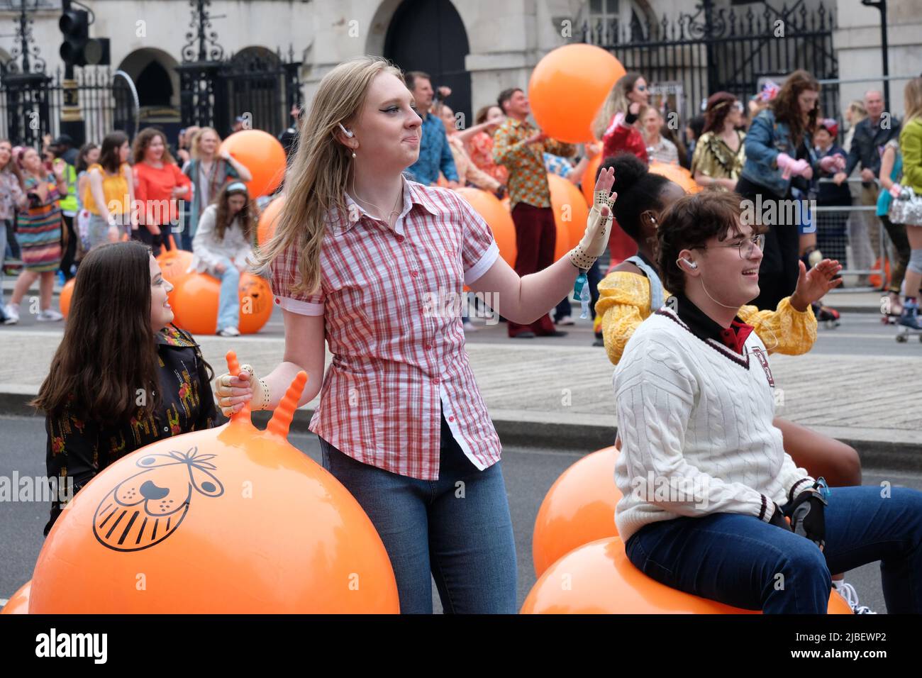 London, UK, 5th June, 2022. On the final day of the Platinum Jubilee ...