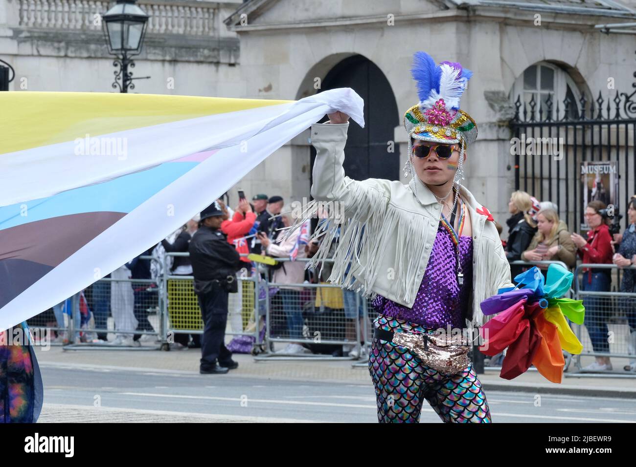 London, UK, 5th June, 2022. On the final day of the Platinum Jubilee ...
