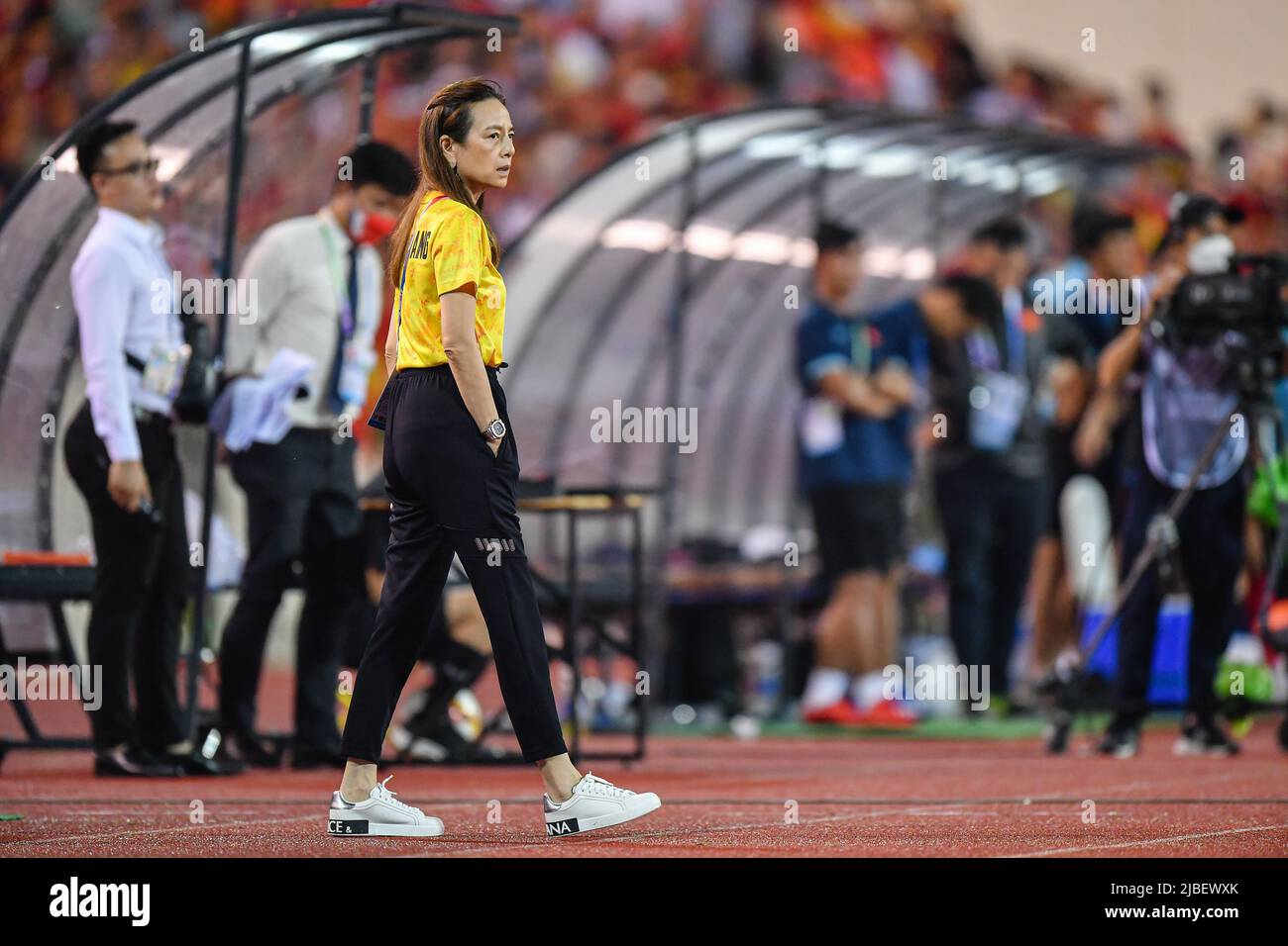 General manager Nualphan Lamsam of Thailand seen during the Sea Games ...