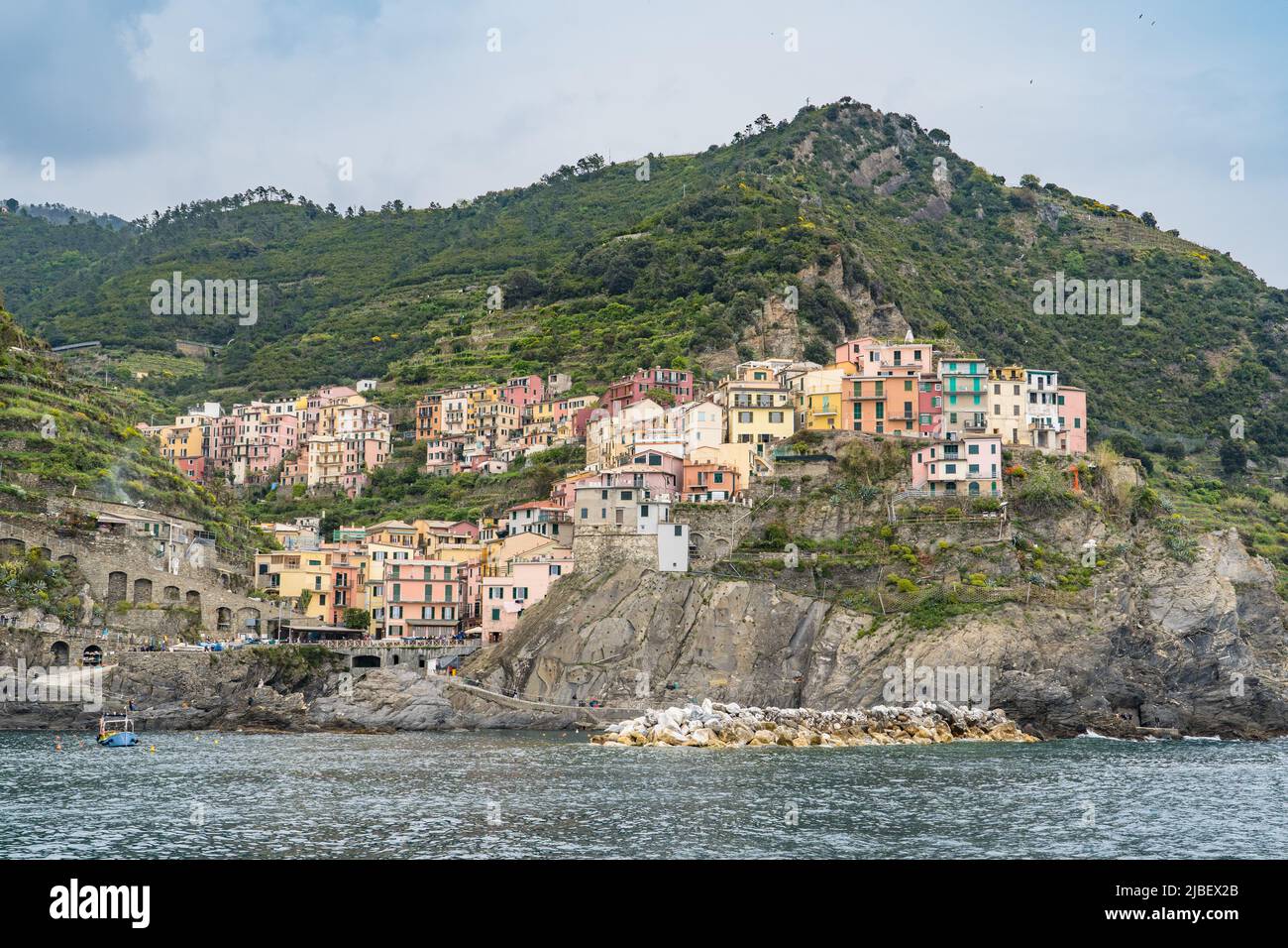 Cinque Terre consists of five beautiful seaside villages linked by ...